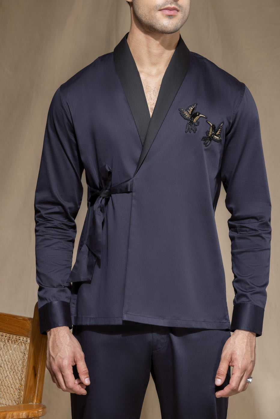 The Blue Tactical Tie Shirt – Sazvit